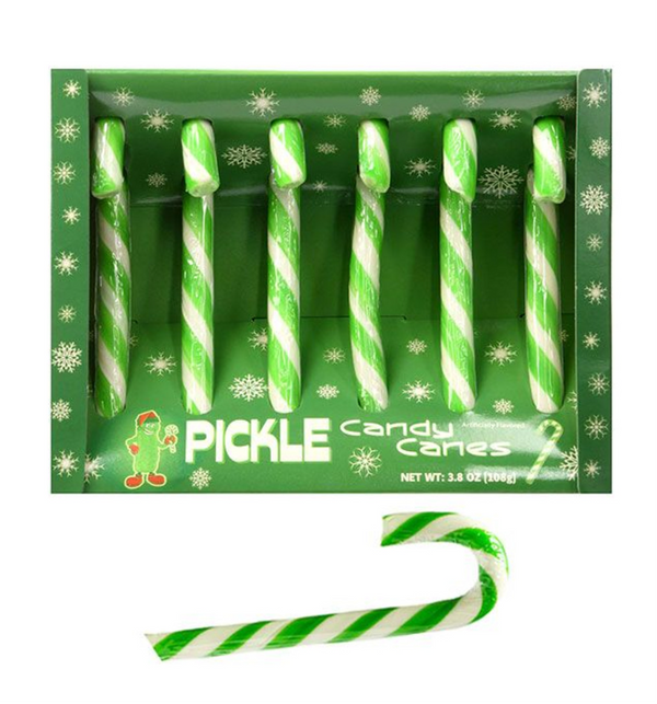 Pickle Flavor Candy Canes – The Sugar Social