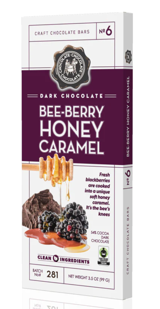 Craft Chocolate Bar Bee Berry Honey Caramel – The Sugar Social